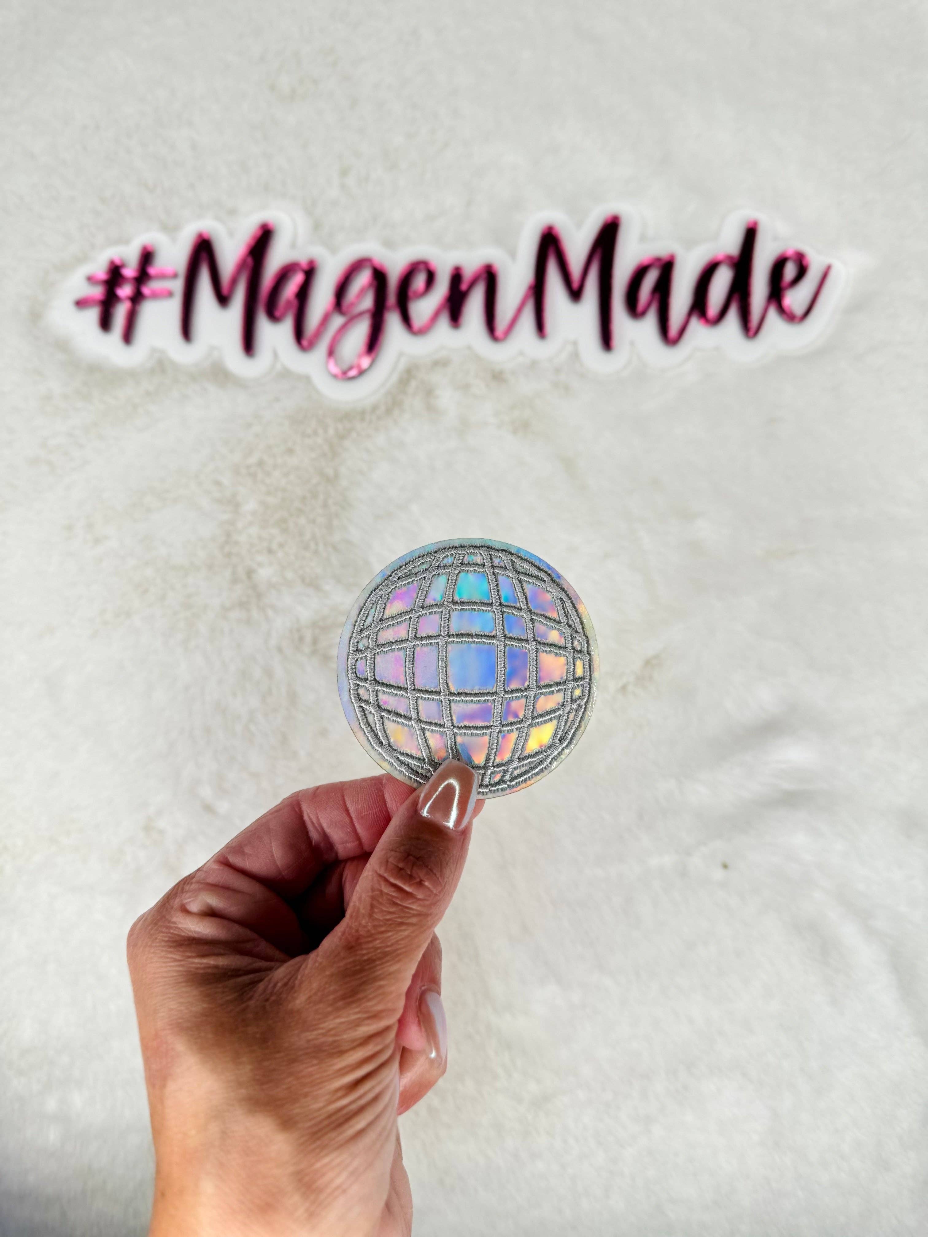 Disco Ball Embroidered Patch – COCO LETO