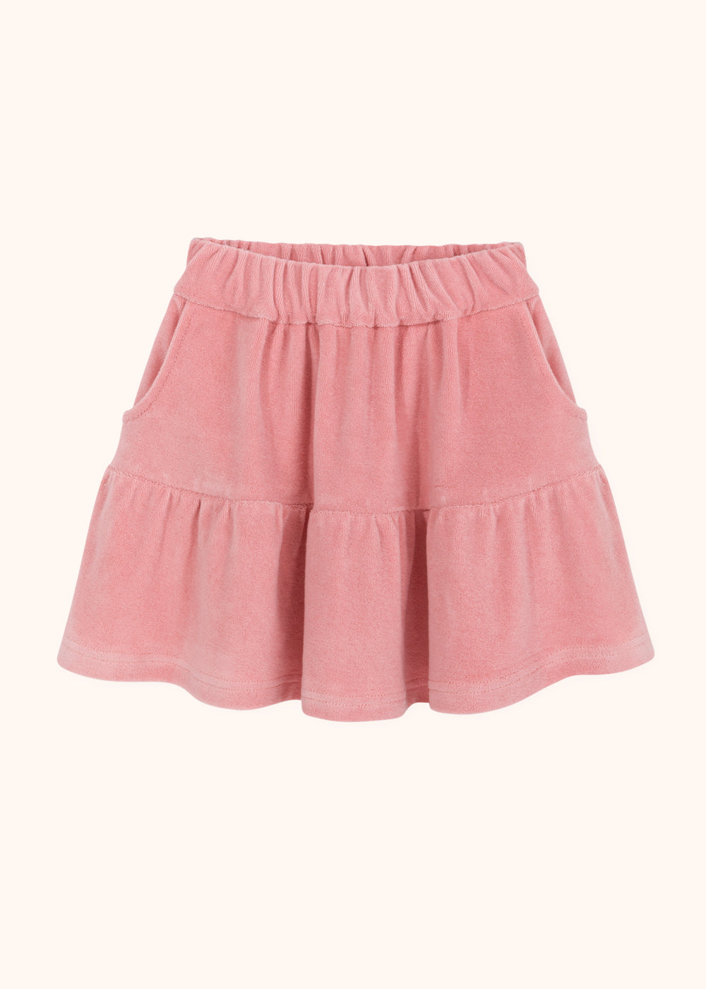 French Terry Pink Frill Skirt – COCO LETO