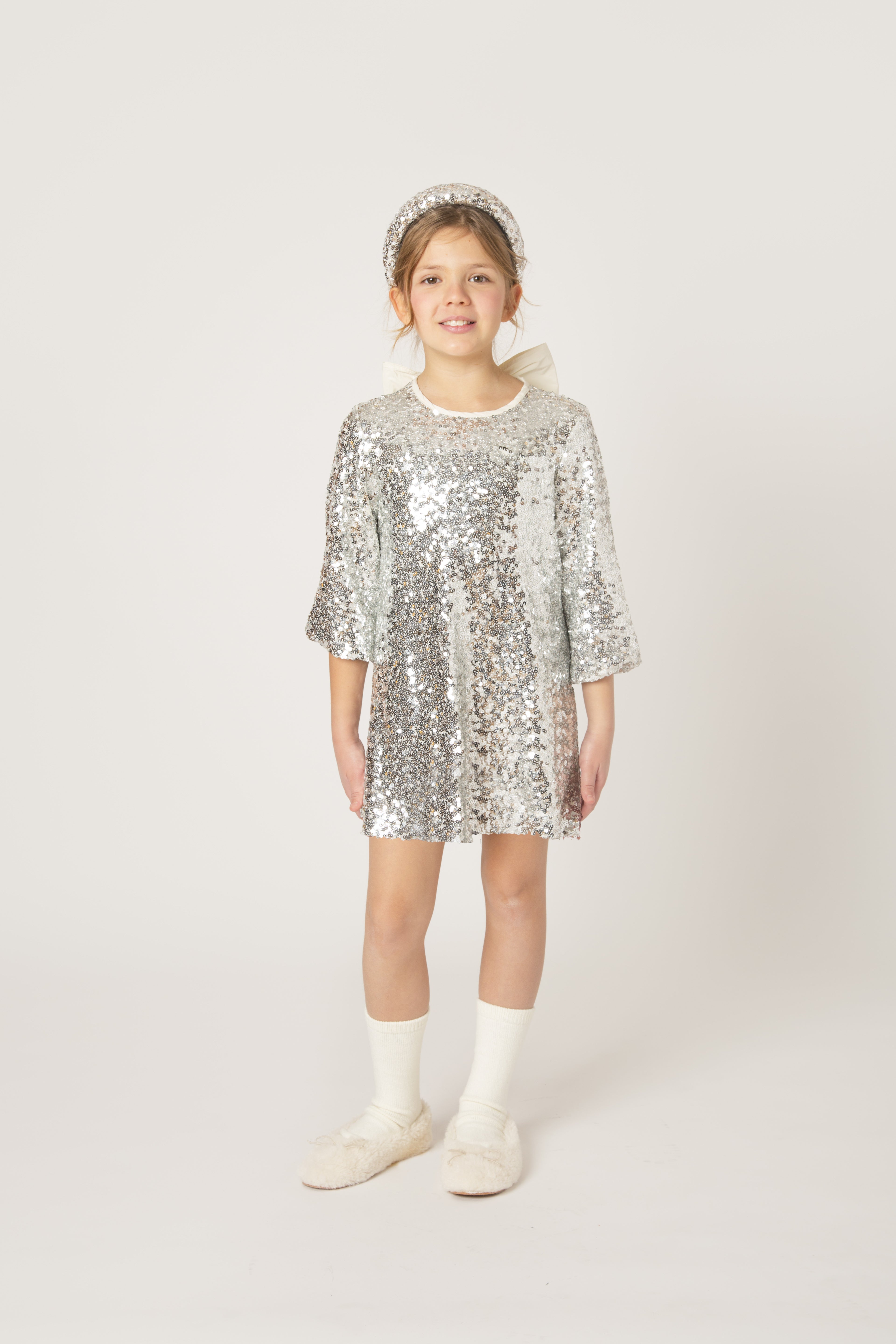 Lin Dress in Argento/Silver – COCO LETO