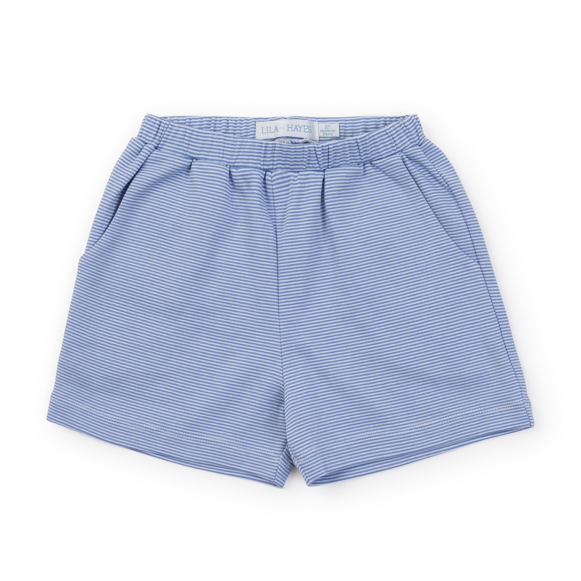 Sawyer Boys' Play Shorts - Blue Stripes – COCO LETO