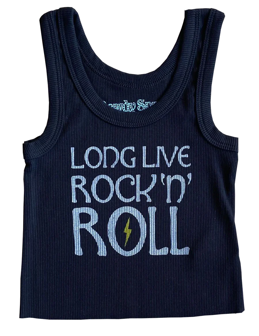Rock N' Roll Not Quite Crop Tank – COCO LETO